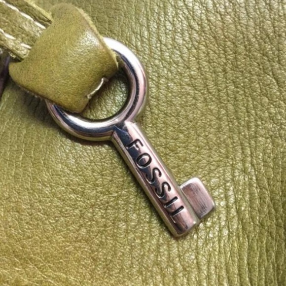 Fossil | Bags | Fossil Green Leather Shoulder Bag | Poshmark